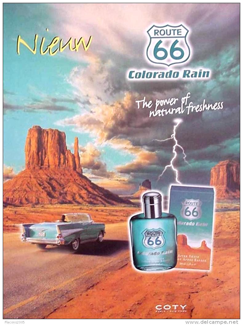 Route 66 Colorado Rain Coty para Hombres | Parfumistas