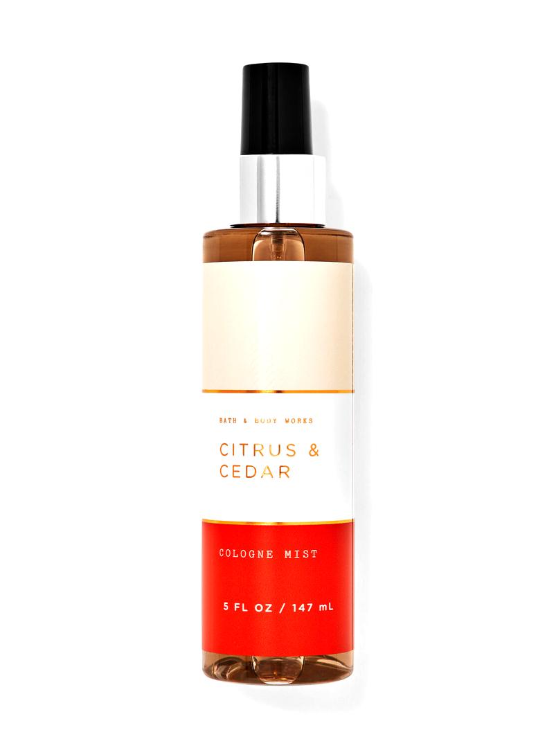 Citrus & Cedar Cologne Mist Bath & Body Works para Hombres y Mujeres ...